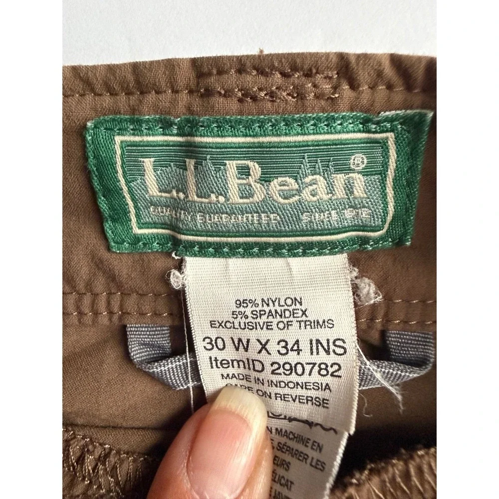 L.L. Bean | Pants | Ll Bean Mens Convertible Cargo Pants Brown 3x34 Zip ...